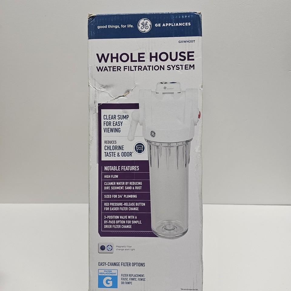 GE Whole House Water Filtration System Model GXWH20T New, Open Box | eBay