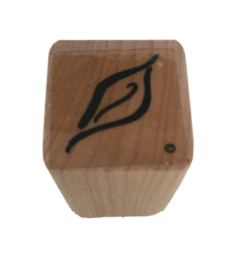 CTMH DOTS Rubber Stamp Leaf Nature Outdoors Spring Card Making Gift Tag ...