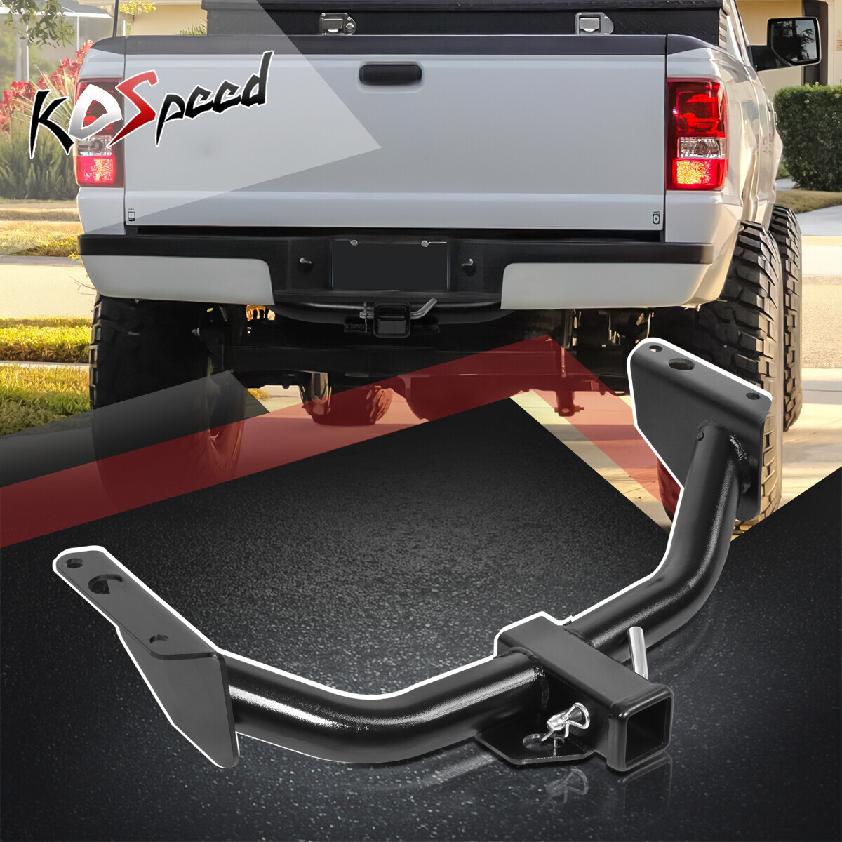 2" Class-3 Trailer Tow Hitch Receiver for 83-11 Ford Ranger/94-09 Mazda ...