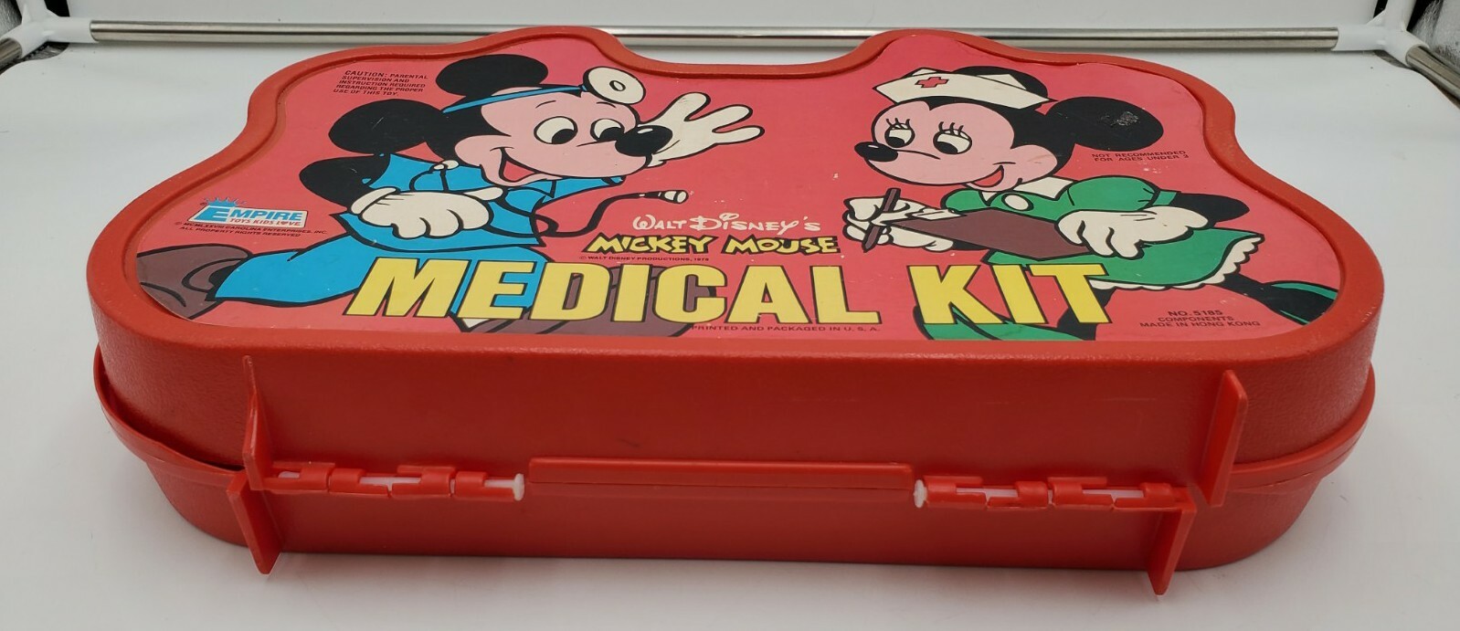 MICKEY MOUSE 1978 WALT DISNEY MEDICAL KIT FOR YOUNG DOCTORS AND NURSES ...