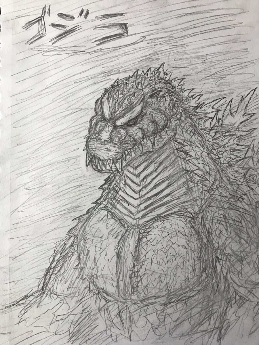 Godzilla 2000 Drawings