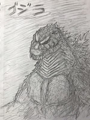 Disegno Godzilla 2000