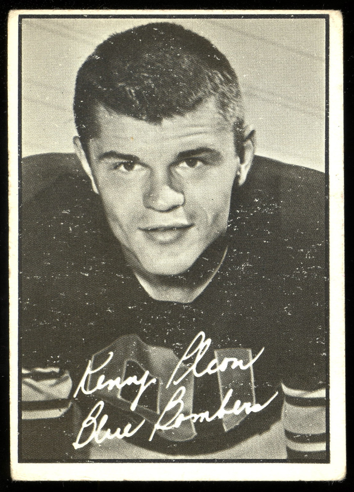 1961 TOPPS CFL FOOTBALL 128 KENNY PLOEN EX WINNIPEG BLUE BOMBERS IOWA ...