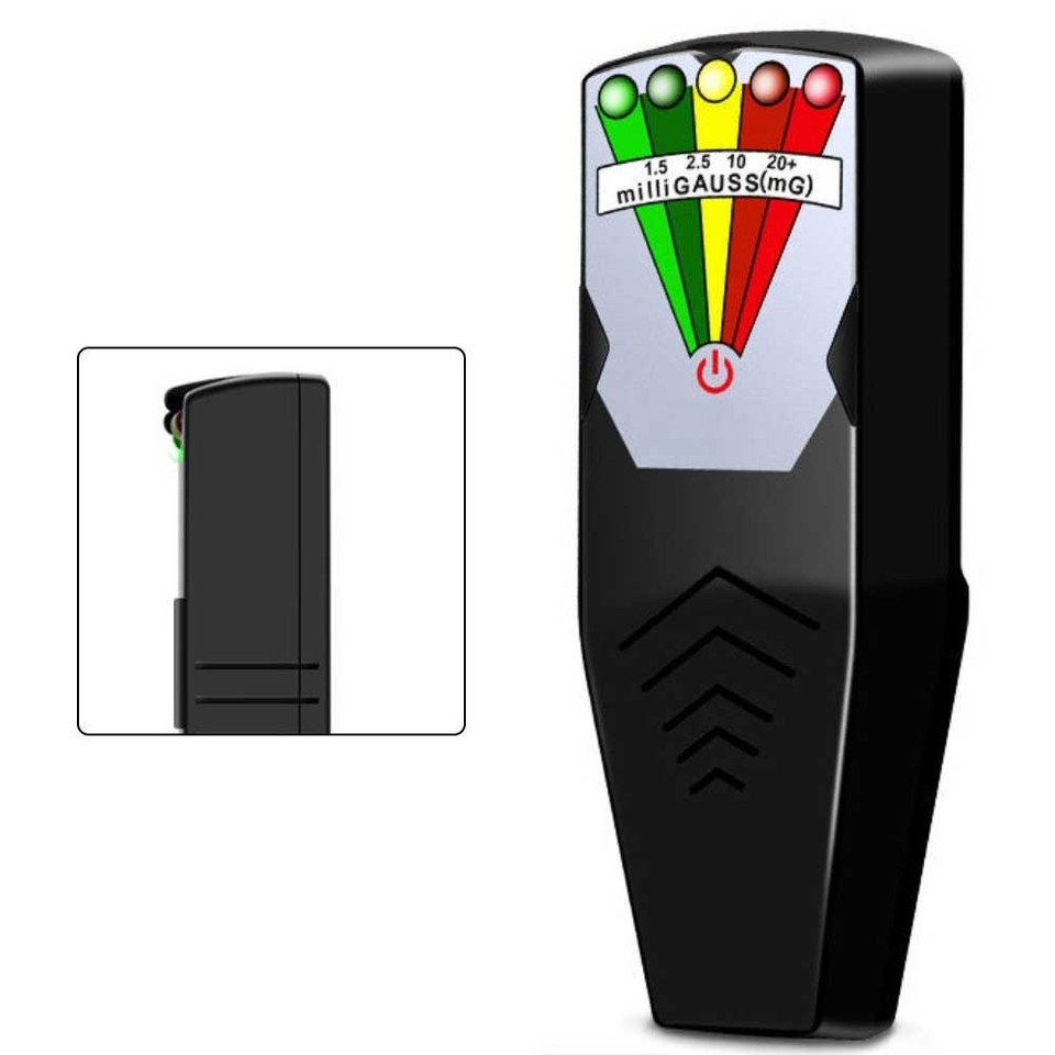 Compact Electromagnetic Field Detector Handheld EMF Meter with LED ...