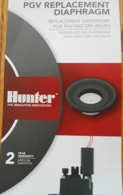 Hunter 2 Pack of PGV Valve Replacement Diaphram rt-0722 | eBay
