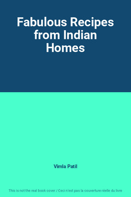 Fabulous Recipes from Indian Homes, Vimla Patil | eBay