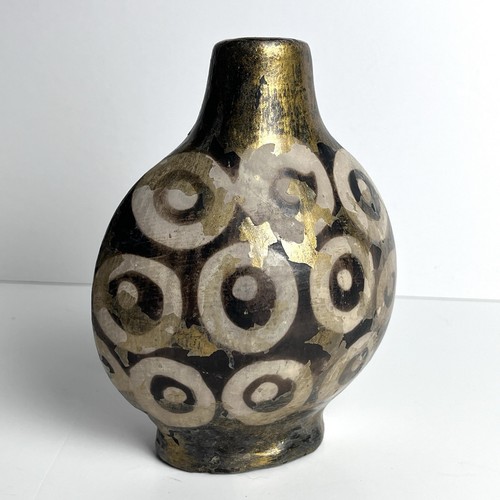 Authentic Lenca Clay Pottery Bud Vase Acta De Honduras Circles Pattern ...