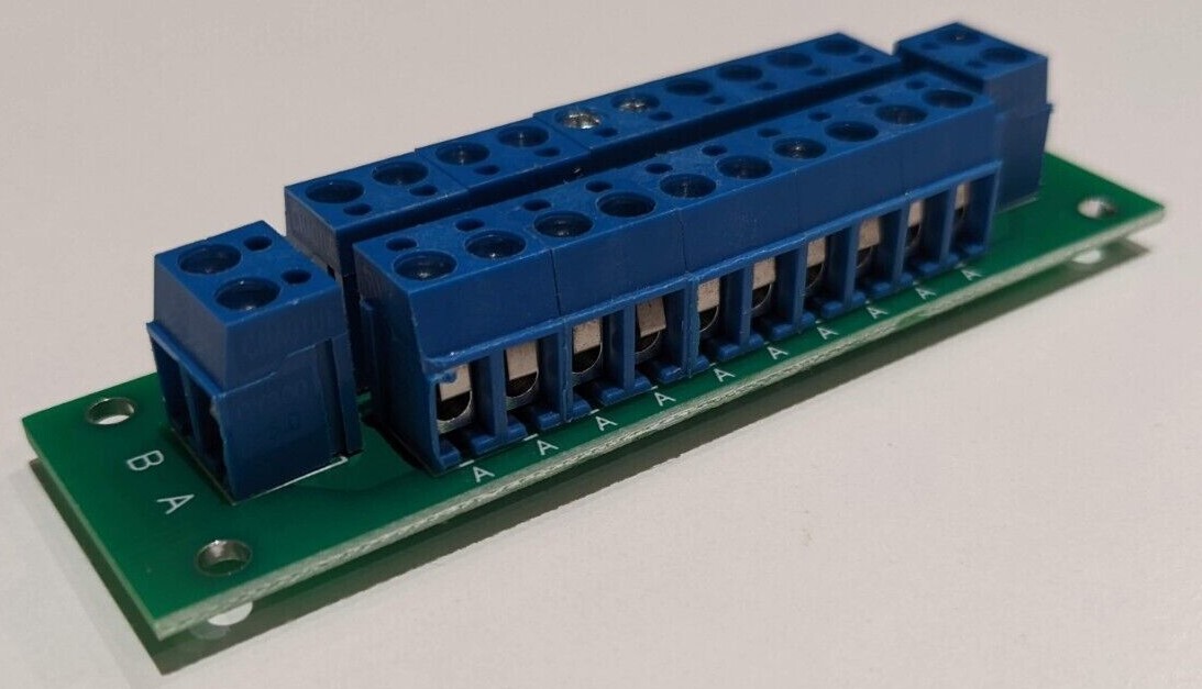 Power Distribution Board for DC, DCC and AC Wiring 2 channel 12 way ...
