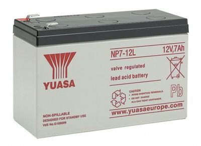 Yuasa Blei-Akku NP7-12L ersetzt CSB GP1270,HR1270, GP1270F2, GH1270 ...