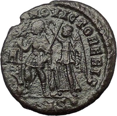 VETRANIO in the name of CONSTANTIUS II BY THIS SIGN CONQUER Roman Coin ...
