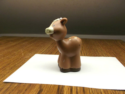 EXC CONDITION FISHER PRICE LITTLE PEOPLE NATIVITY FIGURE BABY CALF COW ...