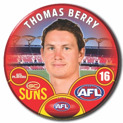 2023 AFL Gold Coast Suns Football Club - BERRY, Thomas | eBay