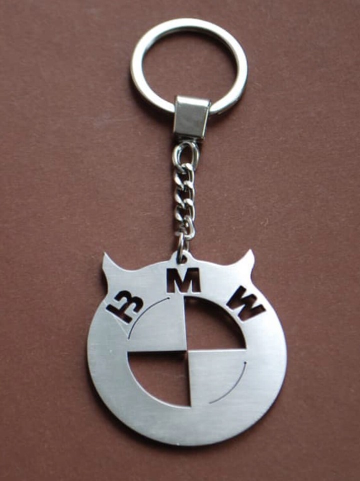 Keychain BMW Key ring high quality stainless steel 1,5mm | eBay