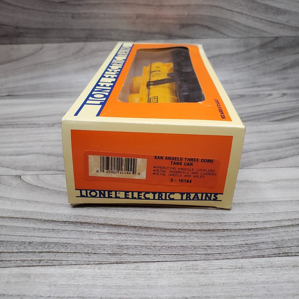 Lionel Train O Gauge 3 Rail San Angelo Three Dome Tank Car 6-16144 | eBay