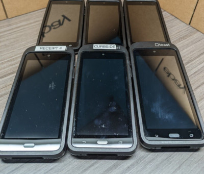 LOT Of 6 Toast Flex POS Go 1 Handheld Tablet Mobile Computer | eBay