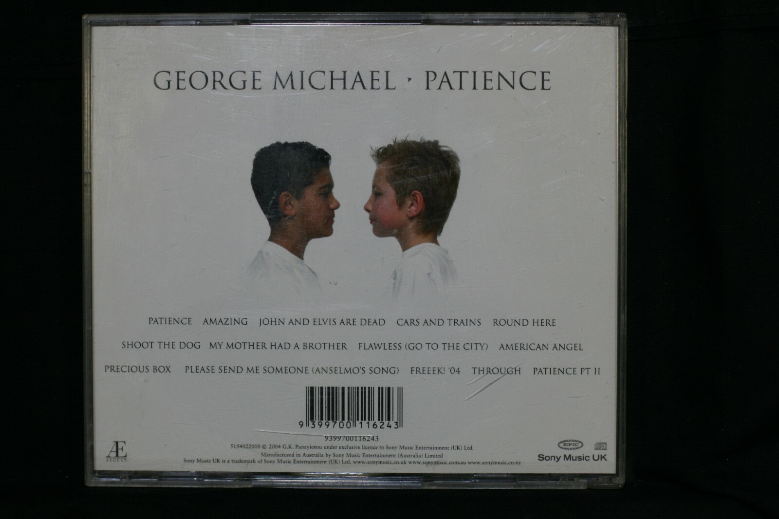 George Michael ‎– Patience - CD (C1014) | eBay