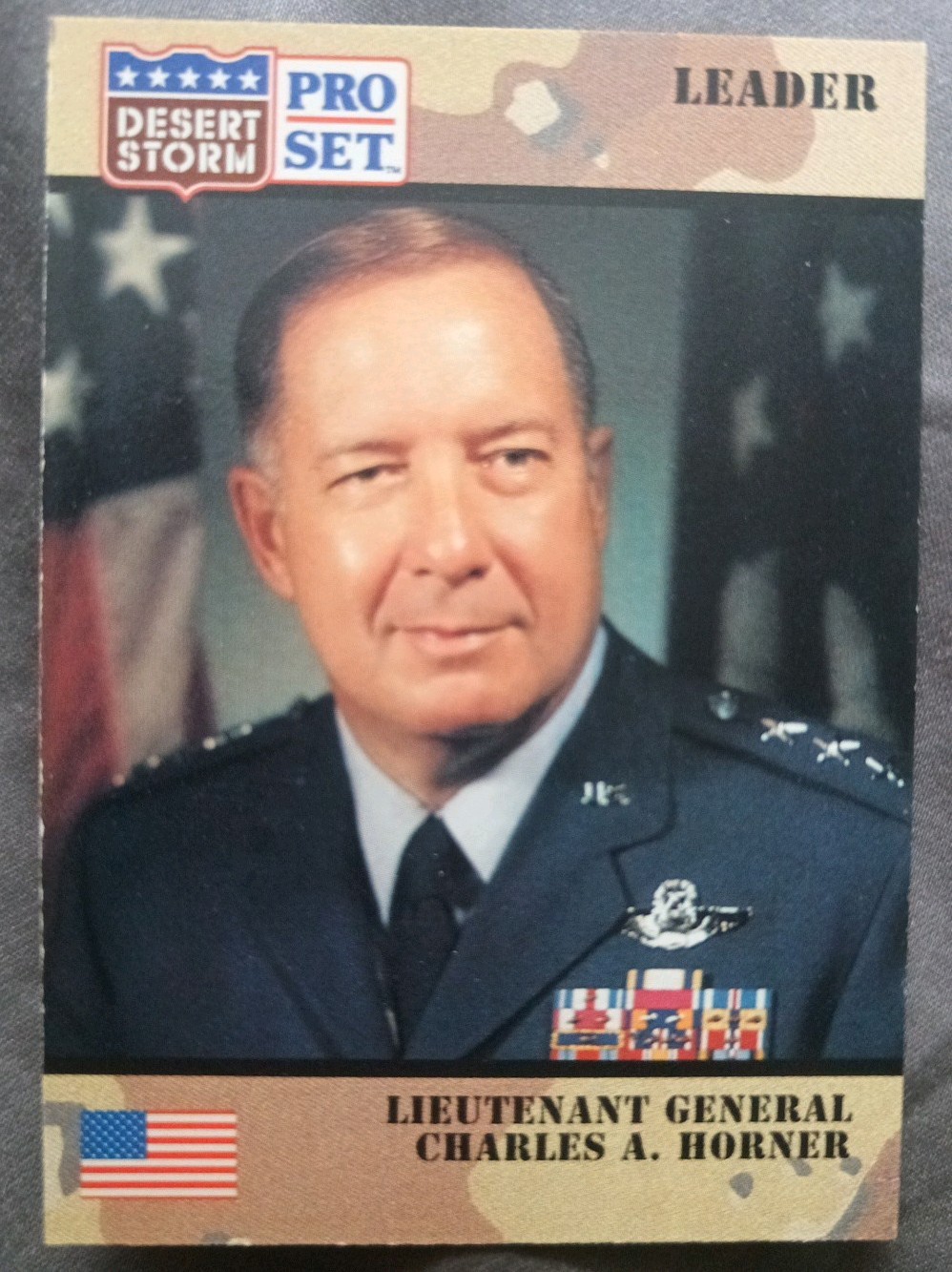 Lieutenant General Charles A. Horner - 1991 Pro Set Desert Storm #83 ...