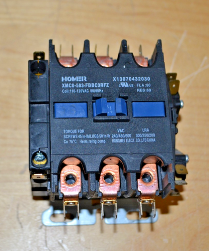 HOMER Contactor ~ XMC0-503-FBBC3RFZ ~ X13070432030 ~ (no screws) | eBay