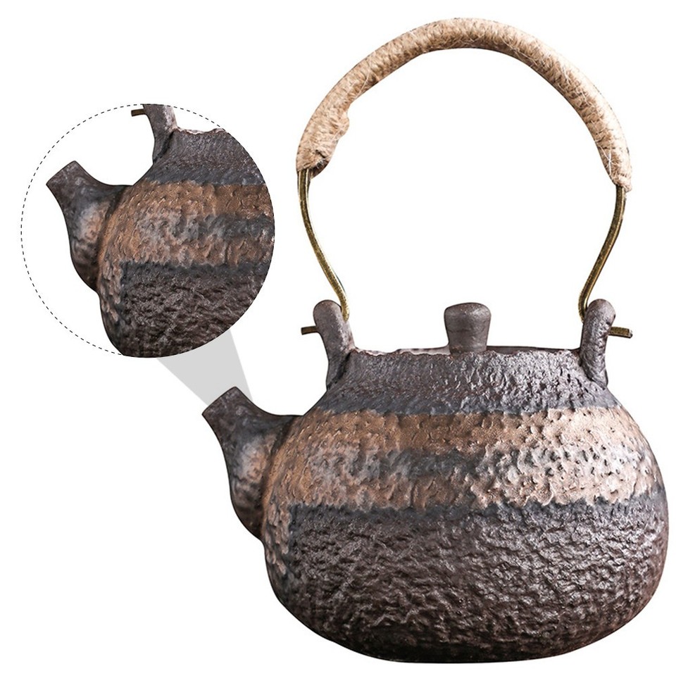 Ceramic Loose Leaf Tea Pot Chinese Kettle Household Porcelain Teapot ...