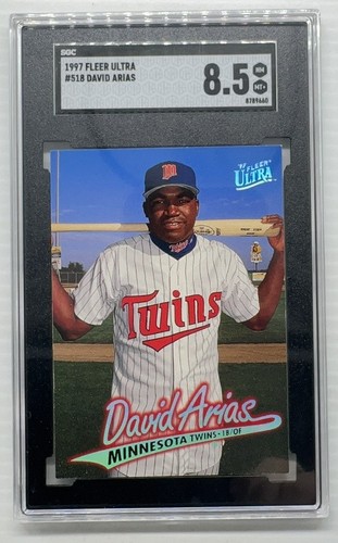 1997 Fleer Ultra David Arias Ortiz Rookie RC #518 Twins SGC 8.5 | eBay