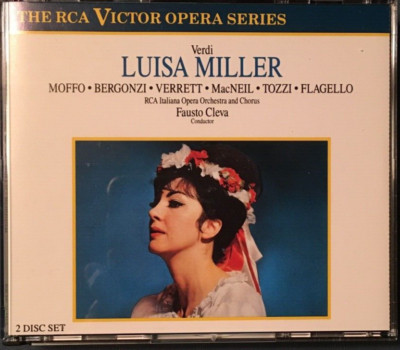Verdi: LUISA MILLER - Moffo/Bergonzi, RCA Italiana Opera, Fausto Cleva ...