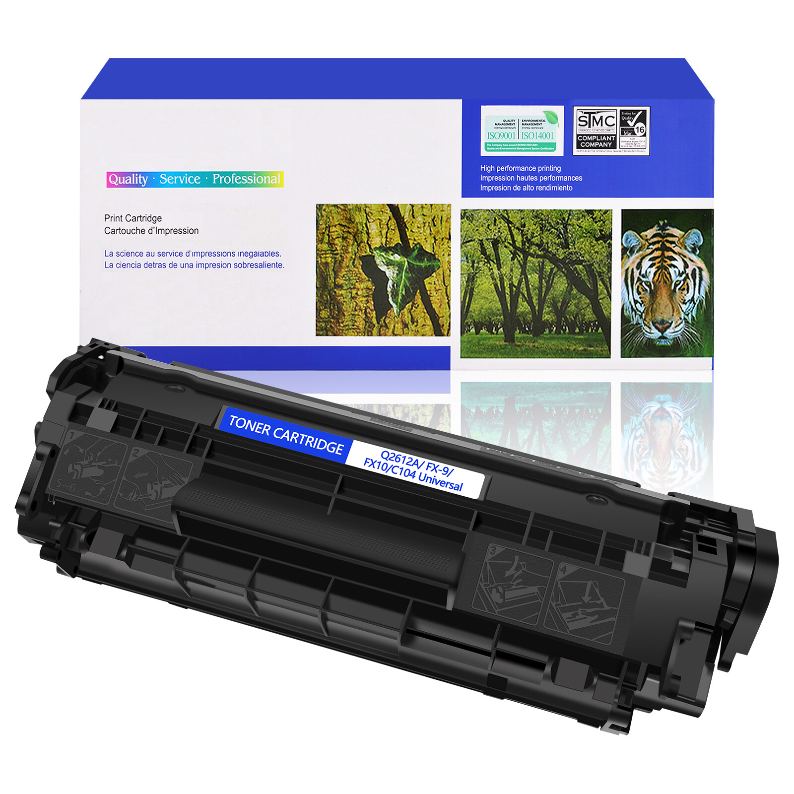 1 PACK - CRG104 FX9 FX10 Toner for Canon ImageClass MF4270 MF4350d ...