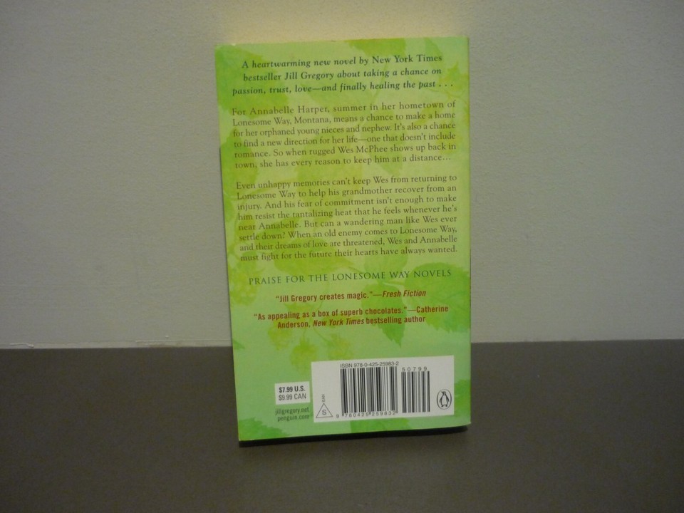 JILL GREGORY ROMANCE - SUNFLOWER LANE - BOOK 4 LONESOME WAY | eBay ...