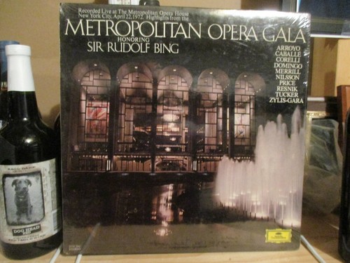 METROPOLITAN OPERA GALA Honor SIR RUDOLF BING-New/Sealed Deutsche Gramm ...