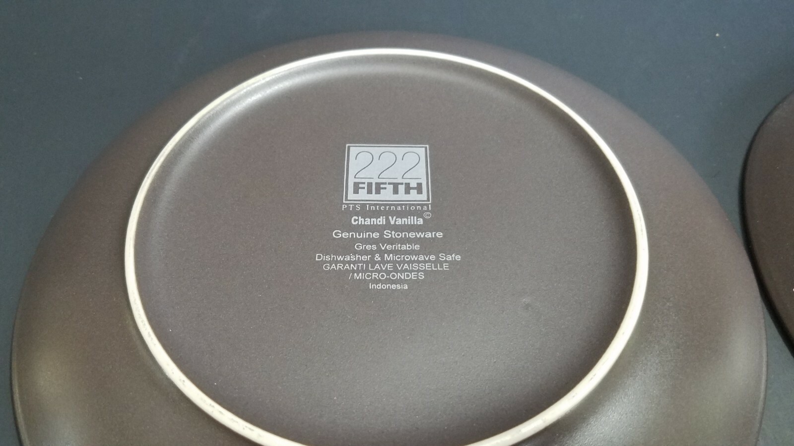 222 Fifth Chandi Vanilla Set of 2 Salad Plates WOW! | eBay