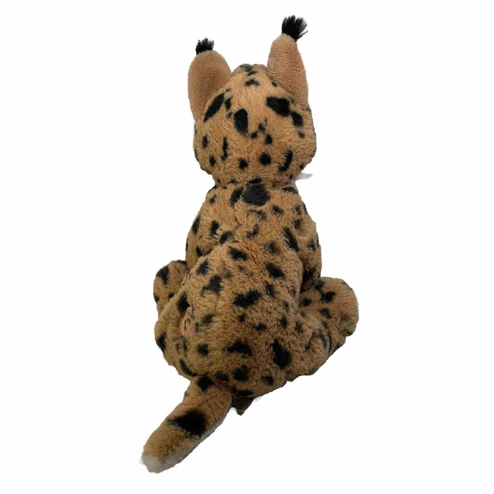 The Petting Zoo! Bobcat Lynx Big Cat 12" Tall Stuffed Plush Animal 100% ...