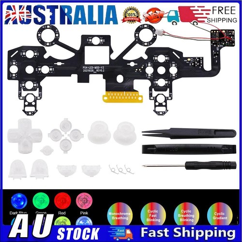 AU DIY Wireless Game Controller Light Board LED Gamepad Luminous Panel ...