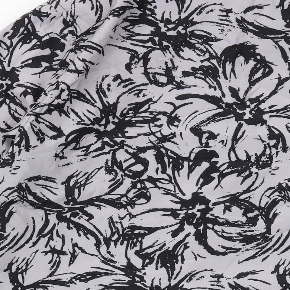 TIGI Womens Grey Geometric Jacket Size 10 Zip | eBay UK