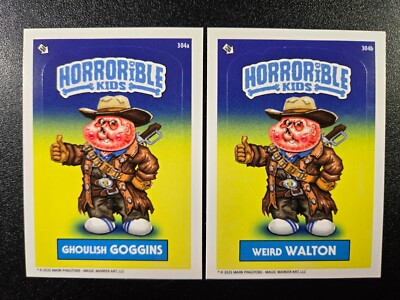 Fallout Ghoul Walton Goggins Horrorible Kids Garbage Pail Kids Spoof 2 ...