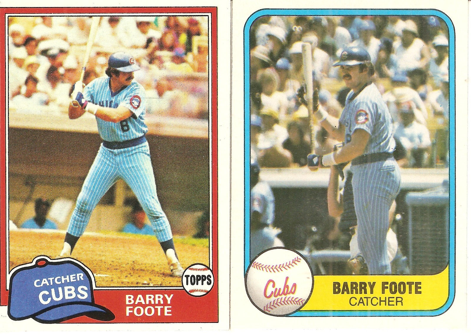 2 DIFFERENT CARD BARRY FOOTE BASEBALL CARD LOT 281 | eBay