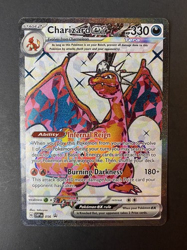 Charizard EX 056 Tera Scarlet & Violet Black Star Promo Pokémon TCG | eBay
