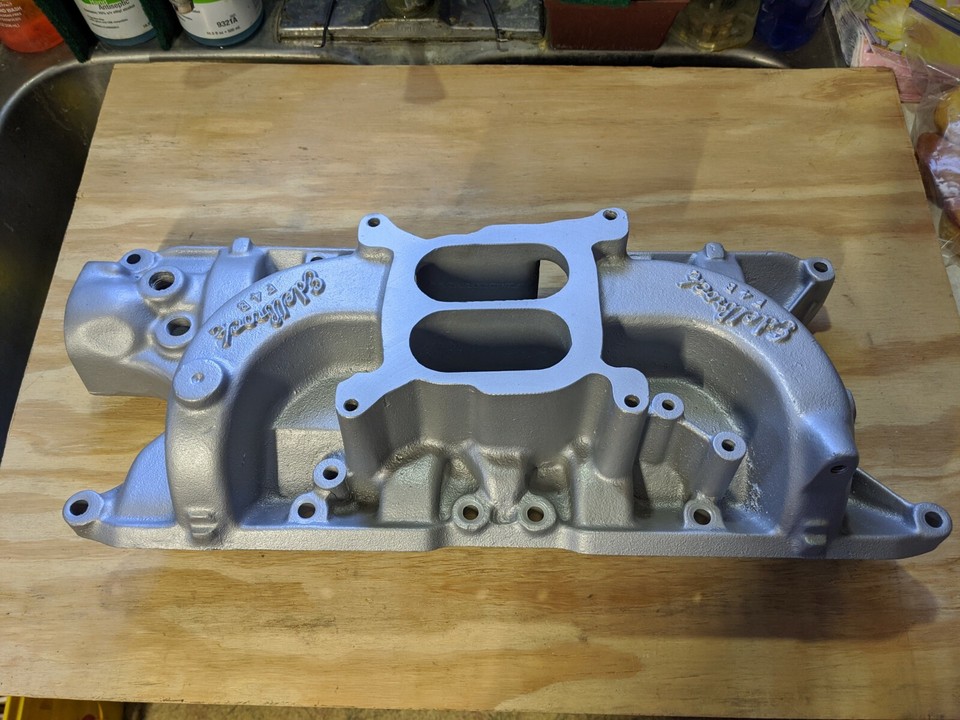 Edelbrock Hipo F4B Intake Mustang GT Cobra Shelby 289 302 347 Sunbeam ...