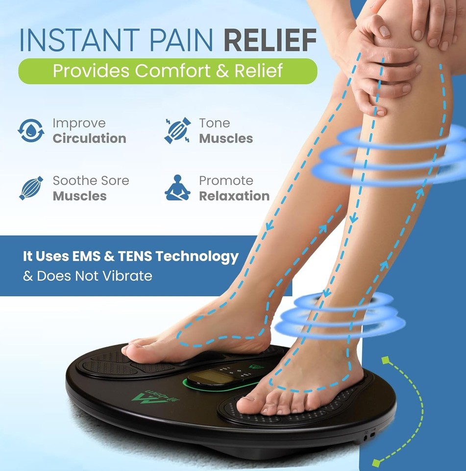 Medi-Boost: Circulation TENS & EMS Foot Massager - Rechargeable | eBay UK