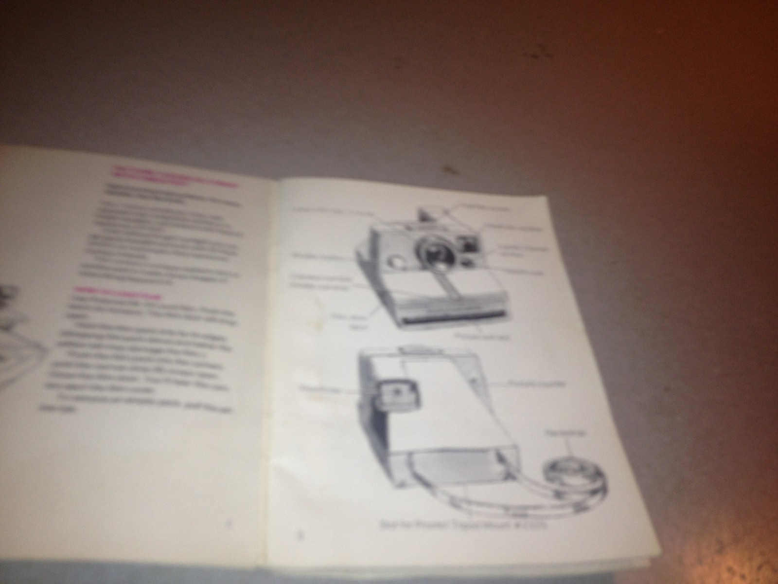 Polaroid One Step Instructions Booklet | eBay