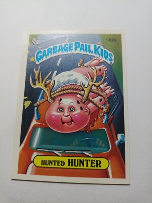 HUNTED HUNTER 1986 Topps Garbage Pail Kids Sticker #142B | eBay
