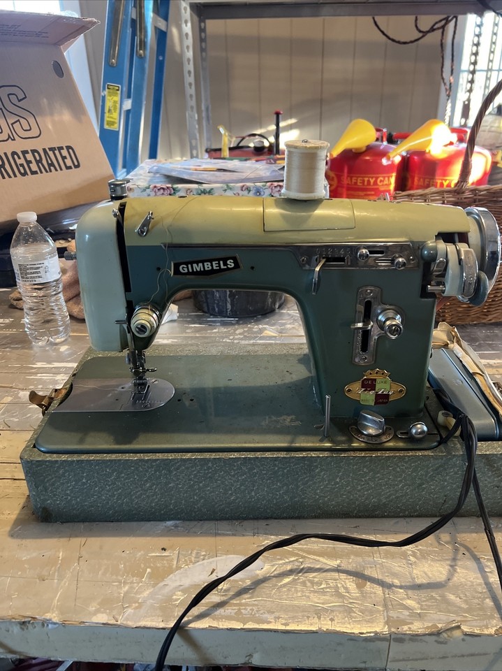 Gimbels Vintage Deluxe Sewing Machine | eBay