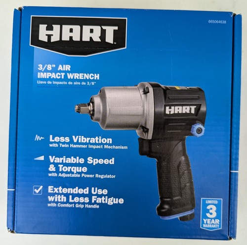HART 3/8" Air Impact Wrench - Variable Speed & Torque | eBay