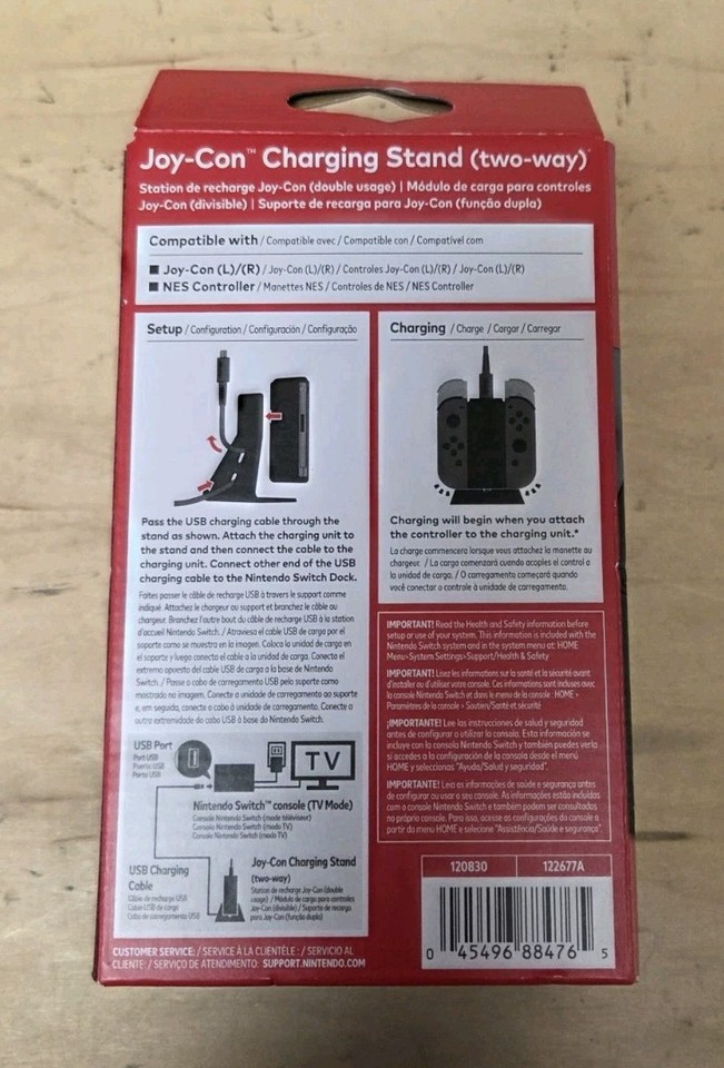 Nintendo Switch Joy-Con Charging Stand (two-way) | eBay