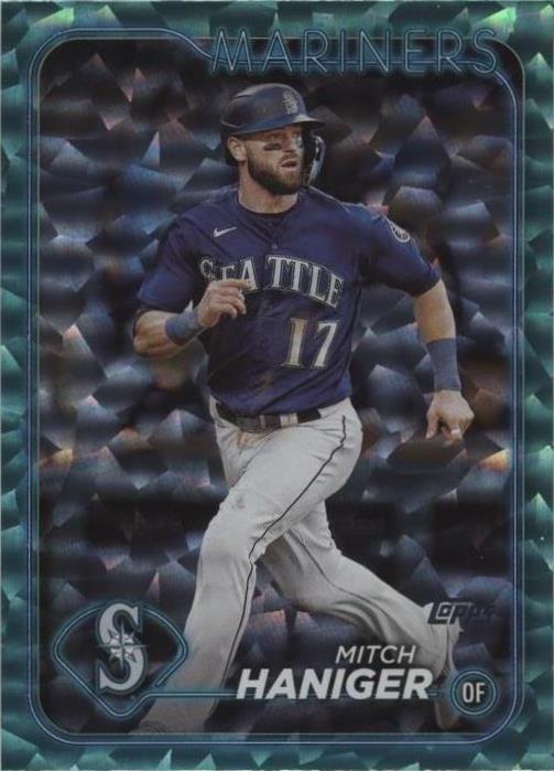 2024 Topps Series 2 - Mitch Haniger #382 Aqua Foil /399 for sale online ...
