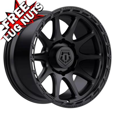 22 inch 22x10 TIS 563B Satin Black wheels rims 8x170 -19 | eBay