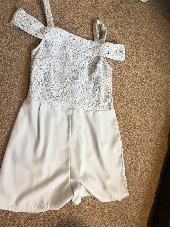 GIRLS CLOTHES BUNDLE A12 - AGE 11 12 13 - PLAYSUIT DRESSES JACKET X5 ...