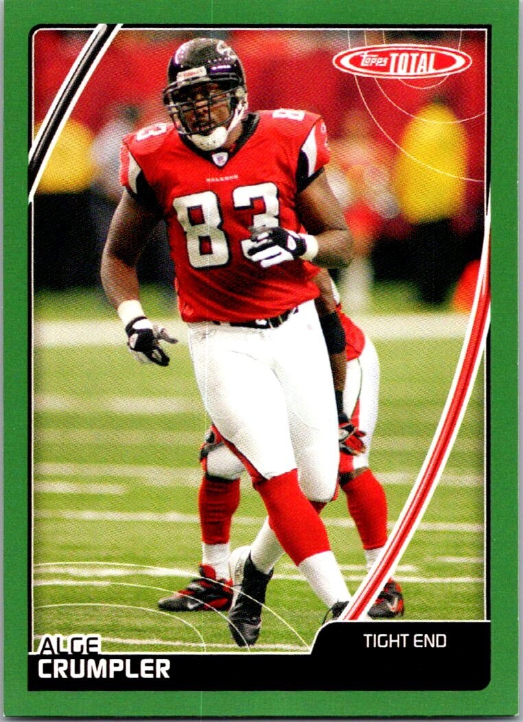 2007 Topps Total Alge Crumpler #357 Atlanta Falcons Football Card | eBay