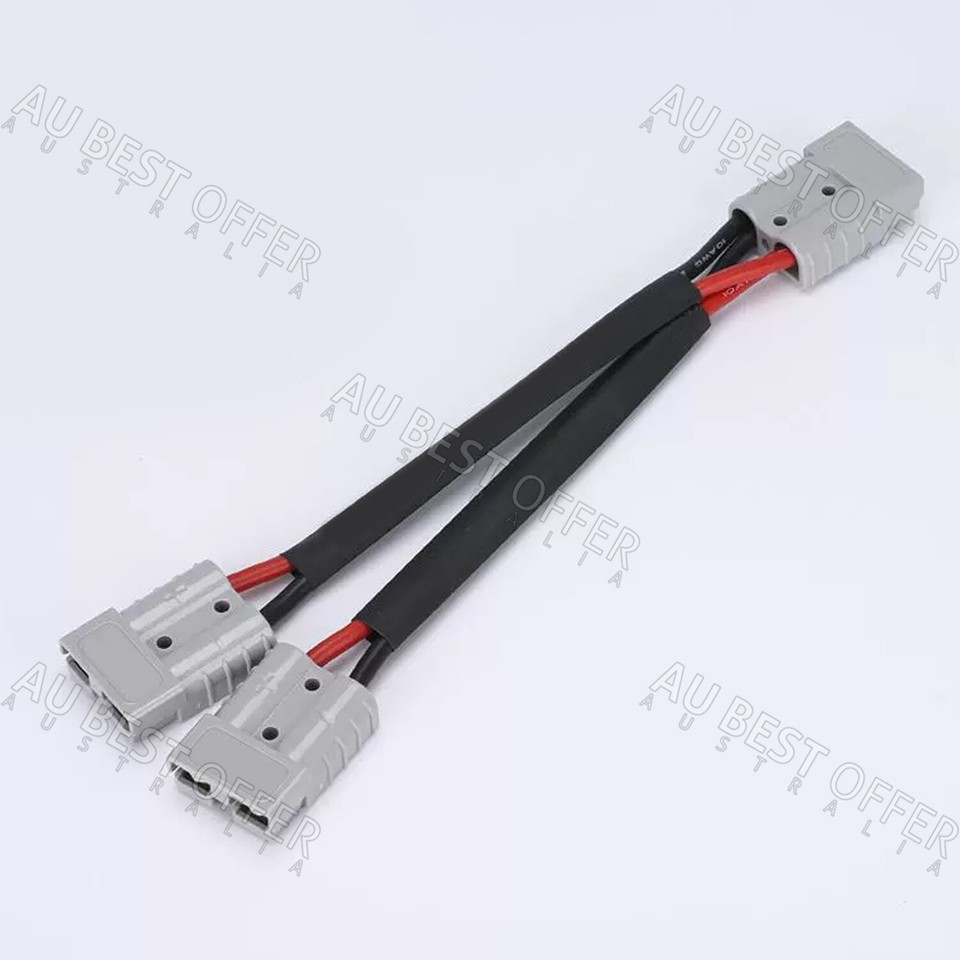 50 Amp Genuine Anderson Plug Connector Double Y Adapter 6mm Automotive ...