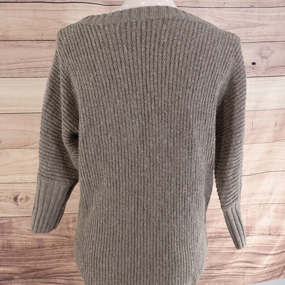 EXPRESS ROUND NECK MERINO WOOL ACRYLIC SWEATER WOMENS SIZE M MEDIUM | eBay