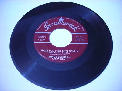 Lennon Sisters and Larry Dean Have You Ever Been Lonely / Bubble 1958 ...