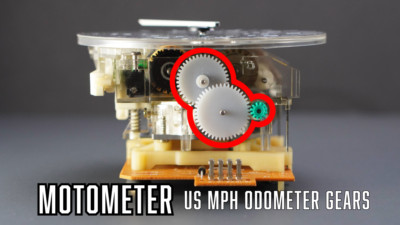 NEW BMW E30 USA Mph MotoMeter Odometer Gears Instrument Cluster ...